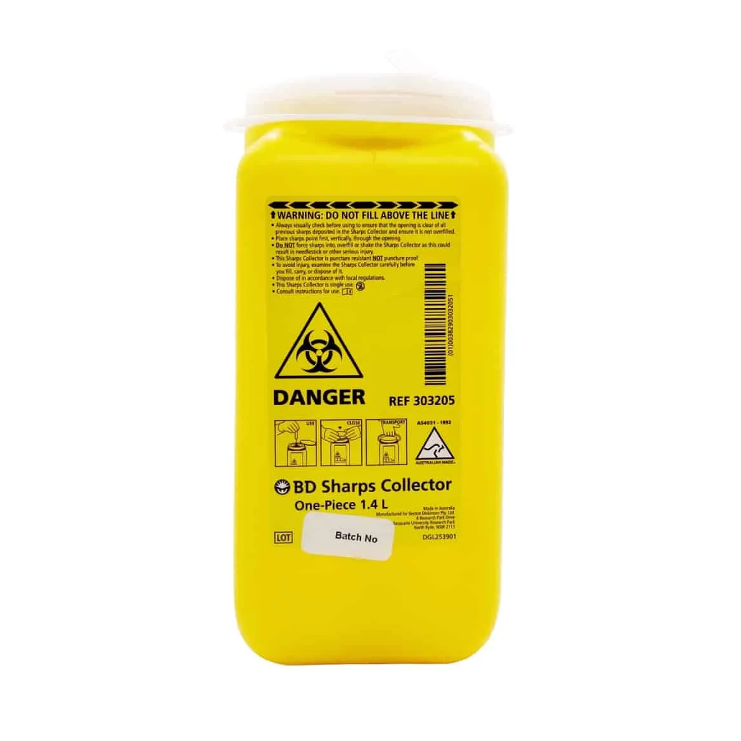 Becton Sharps Collector Container | DE Healthcare