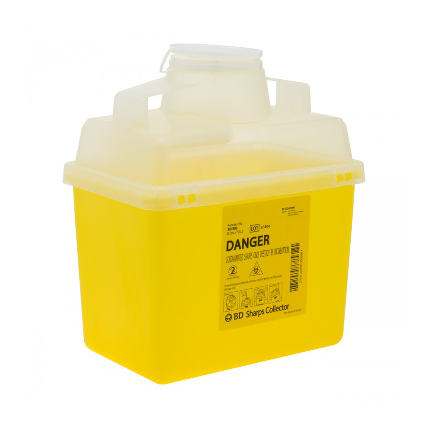 Medical Sharps Collector Container 7.6L | DE Healthcare