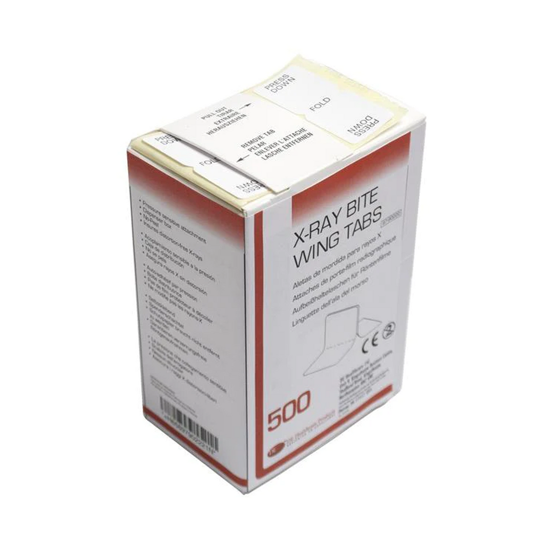 X-Ray Bite Wing Tabs | Pack of 500 | Dental Supplies | DE Healthcare