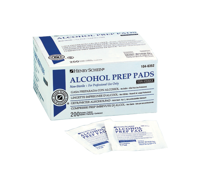 Alcohol Skin Wipe Prep Pads | Tattoo Piercing Supplies | DE Healthcare